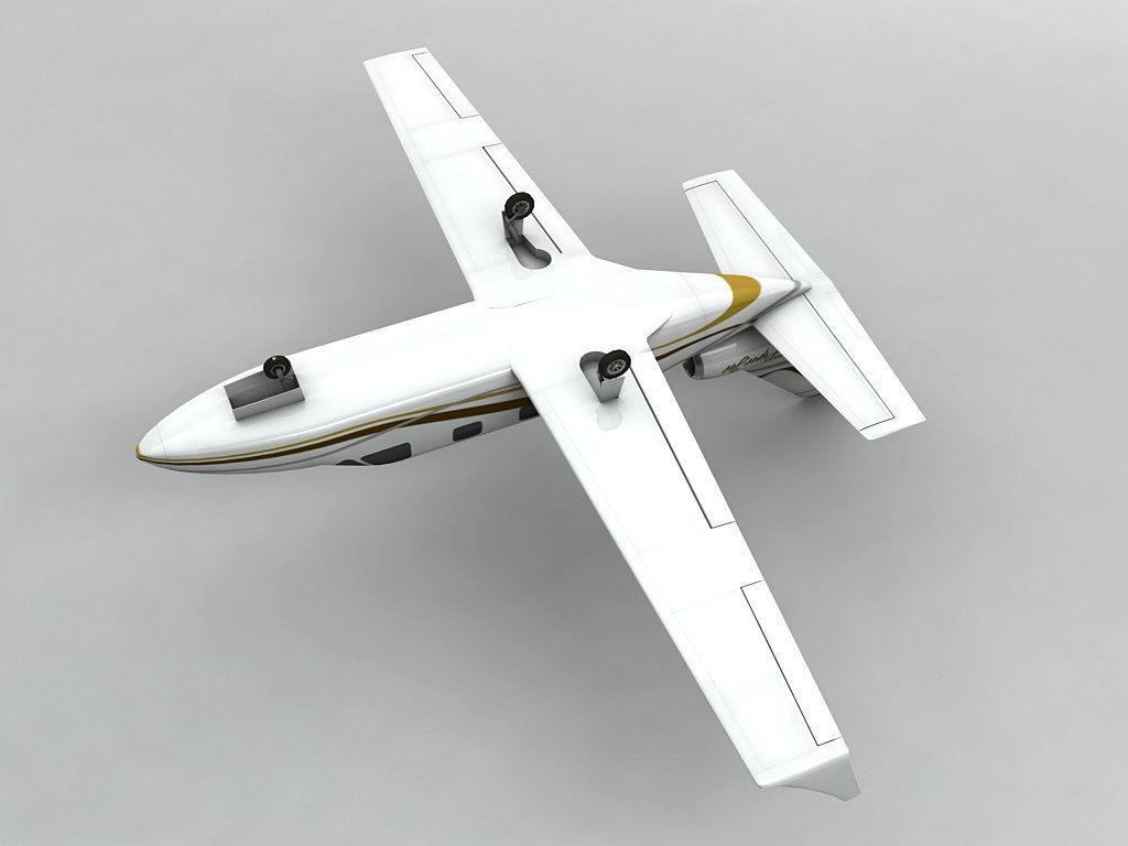 3D model Piper Jet Aircraft VR / AR / low-poly | CGTrader