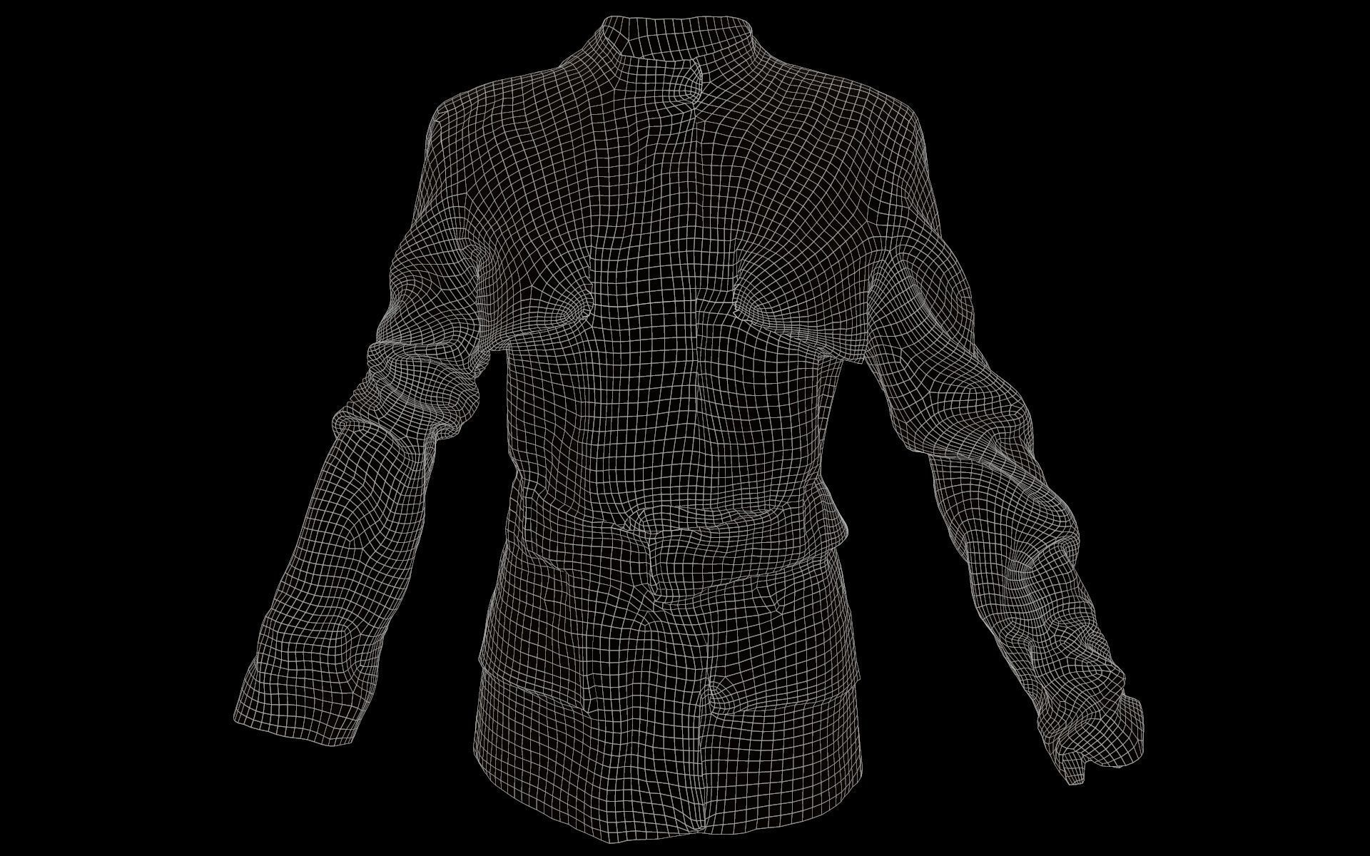 3D model Jacket Multiple Pockets VR / AR / low-poly | CGTrader