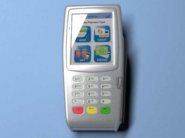 Verifone VX 680 Wireless POS 3D model | CGTrader