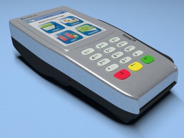 Verifone VX 680 Wireless POS 3D model | CGTrader