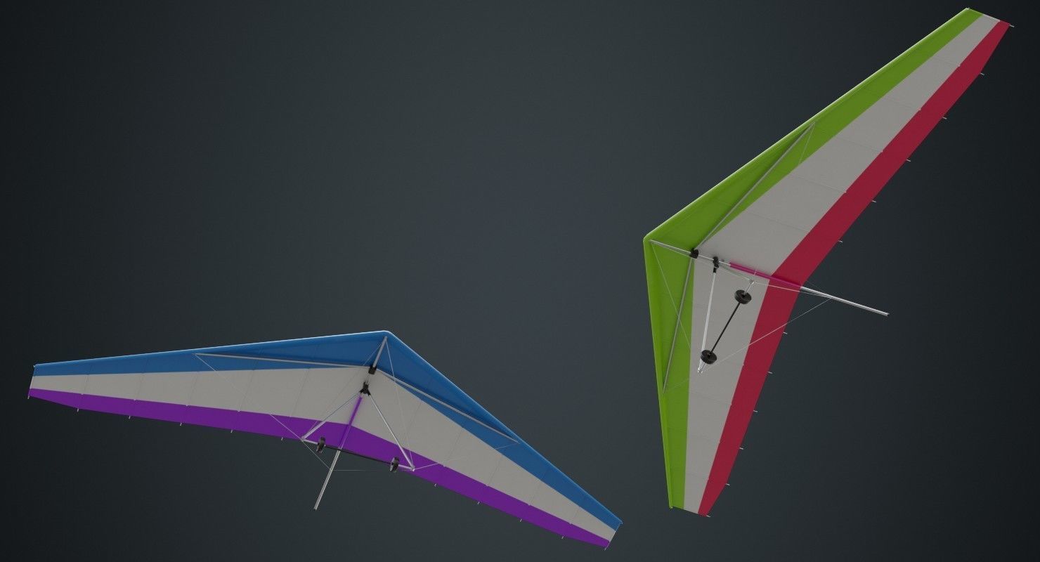 3D model Hang Glider 1A VR / AR / low-poly | CGTrader