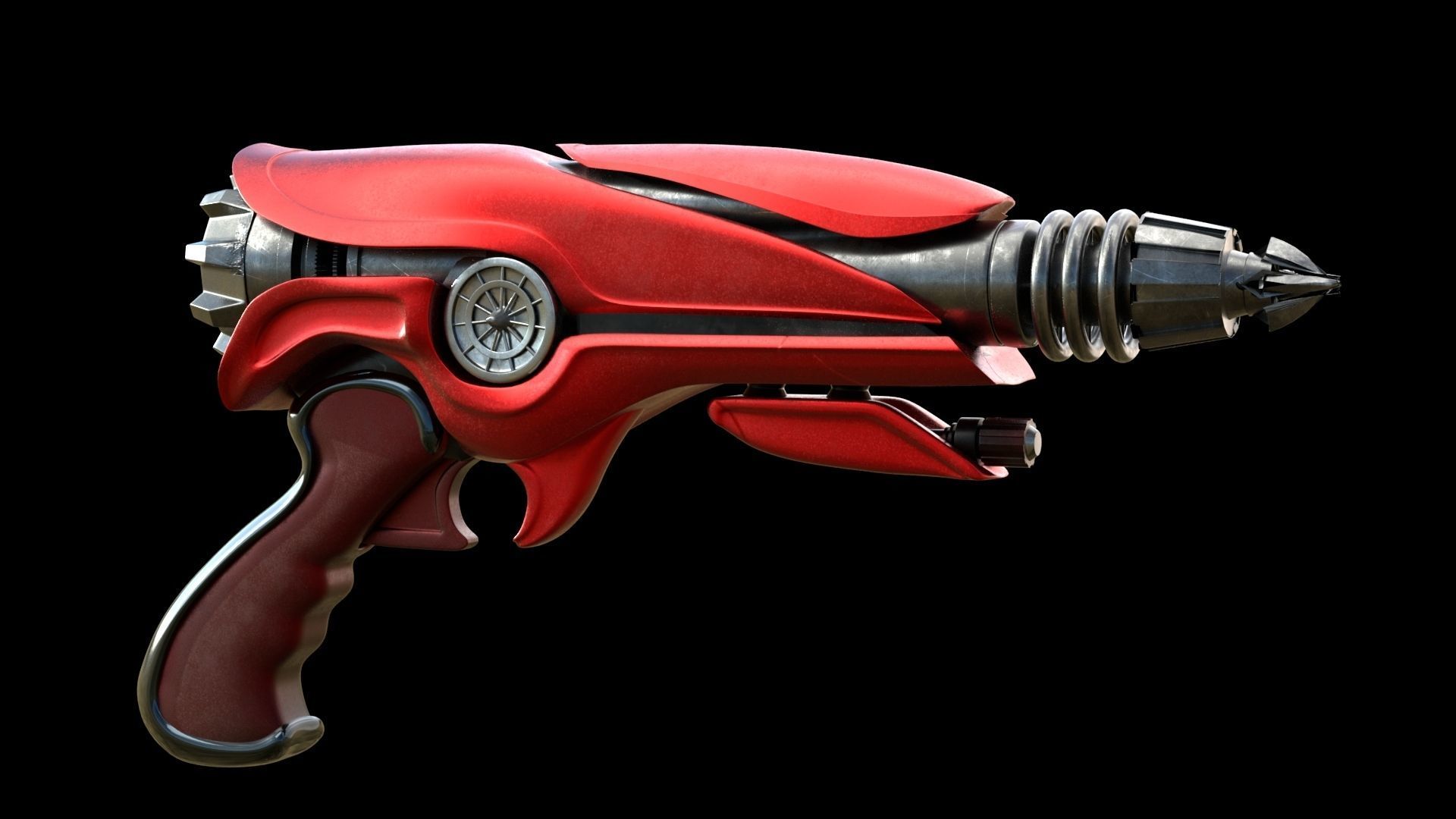 3D model Futuristic Raygun VR / AR / low-poly | CGTrader