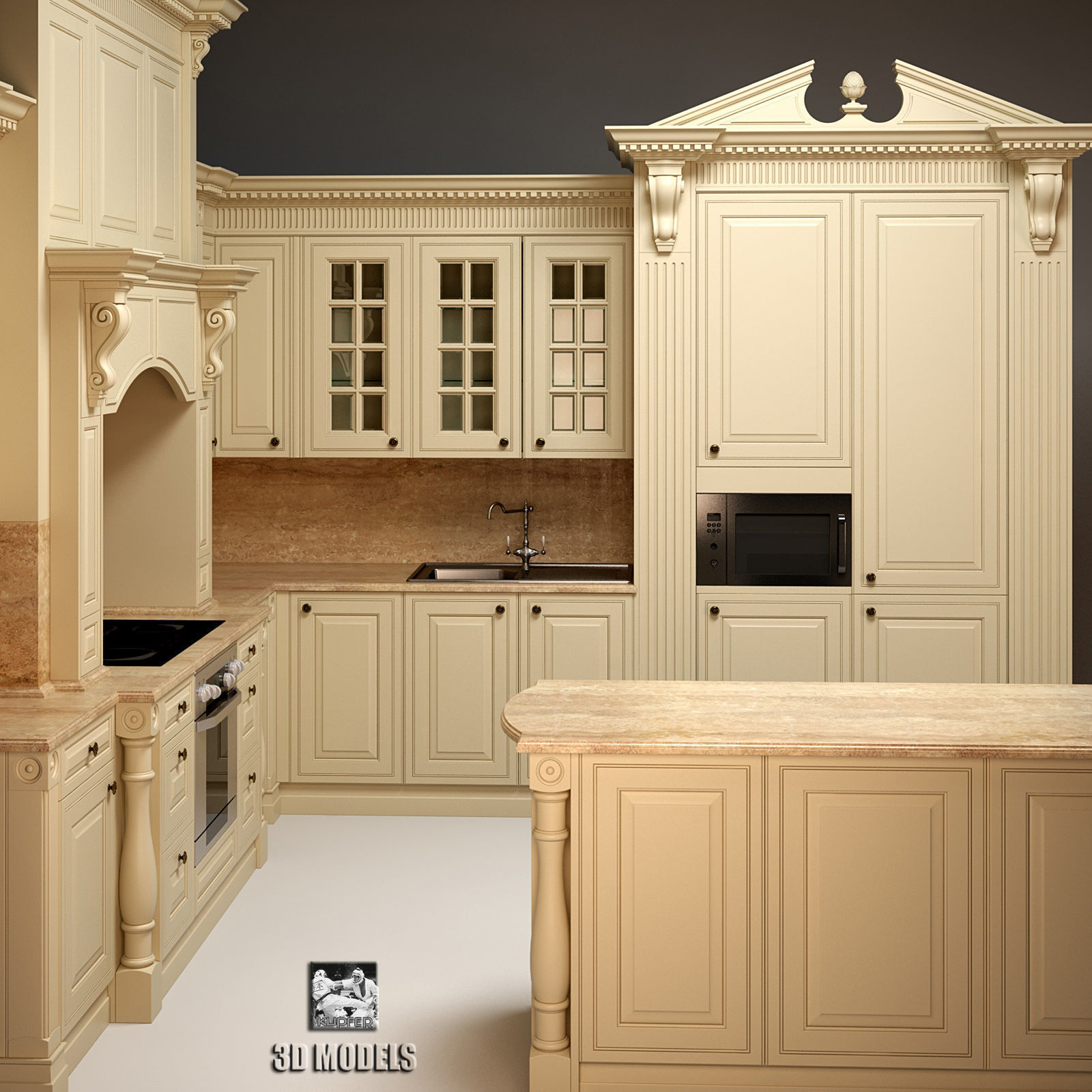 Classic Kitchen Neff 3D model | CGTrader