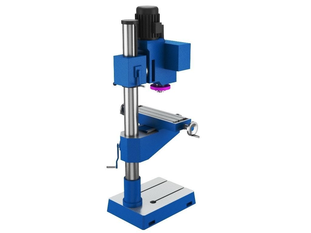 Milling Machine 3D model | CGTrader