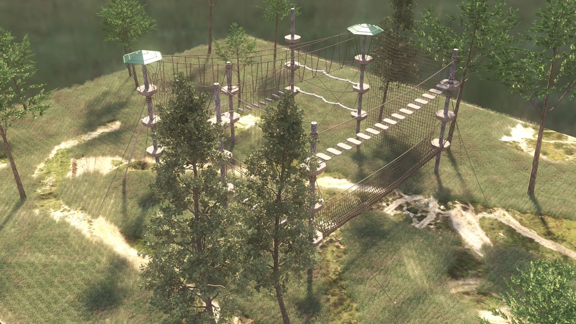 Adventure Park 3D model | CGTrader