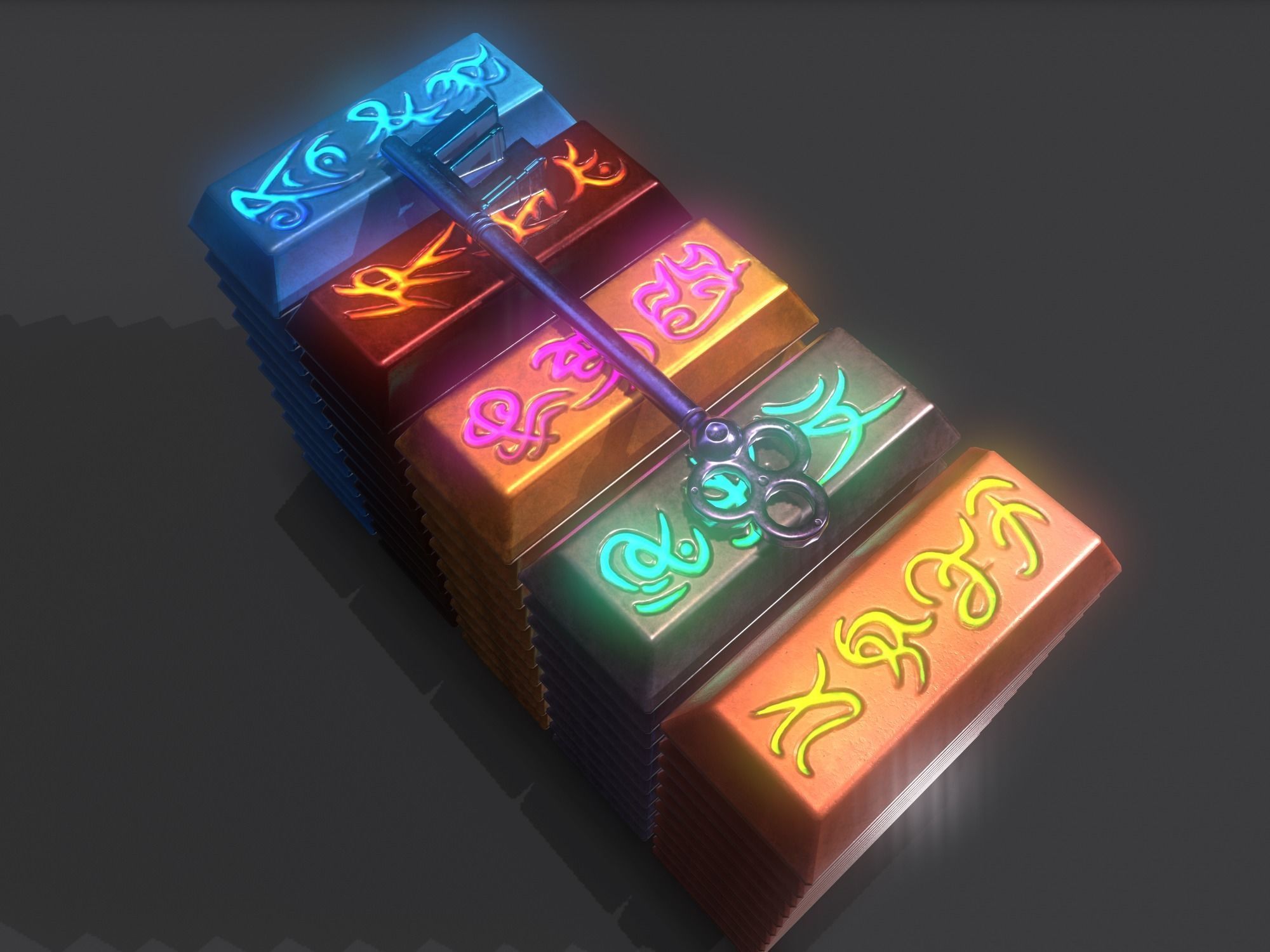 3D model fantasy ingot VR / AR / low-poly | CGTrader