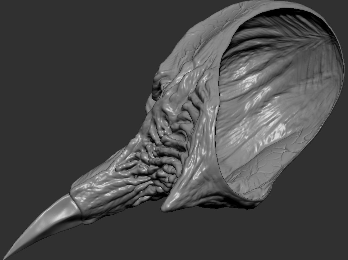 Plague Raven mask 3D model 3D printable | CGTrader