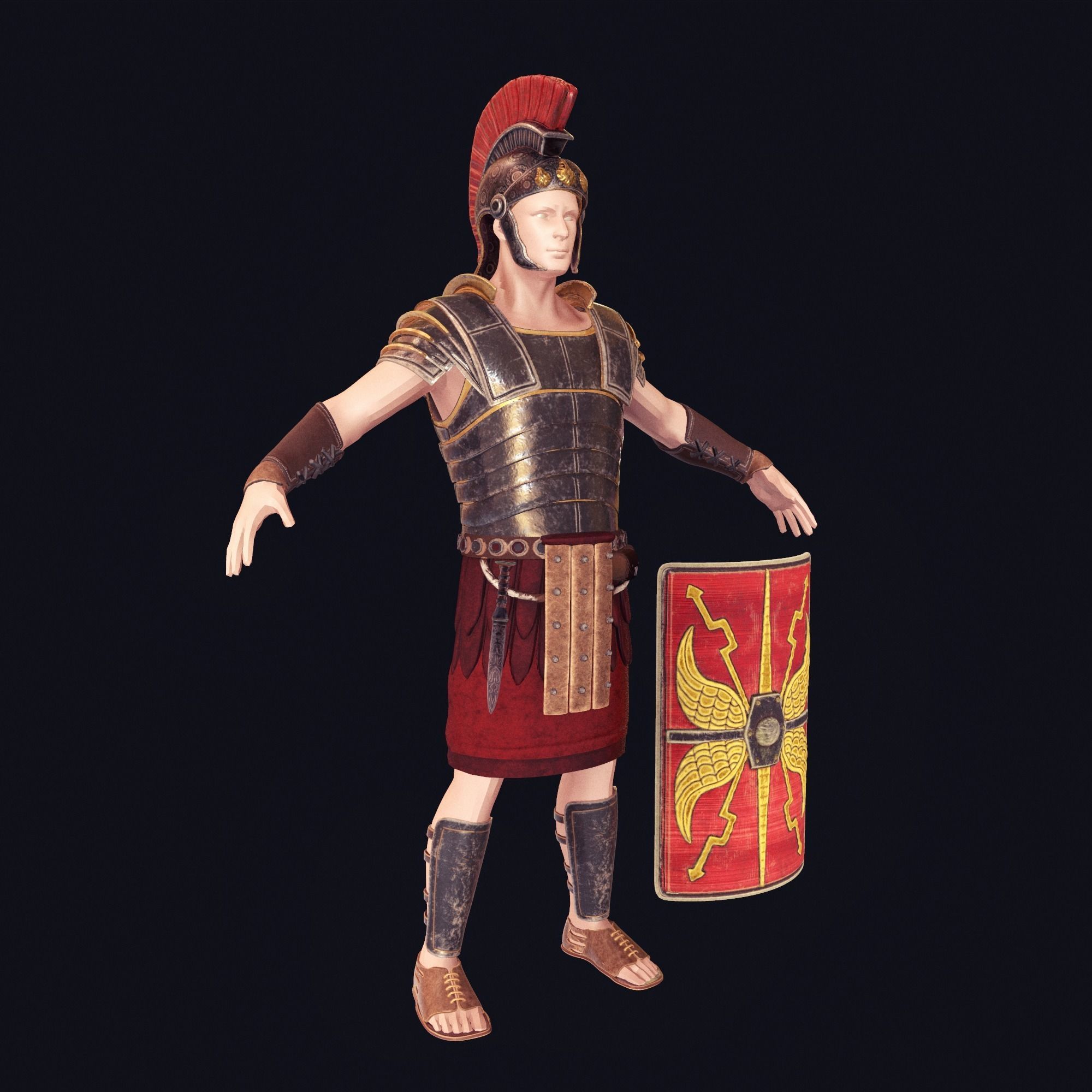 Roman Model 3D model | CGTrader