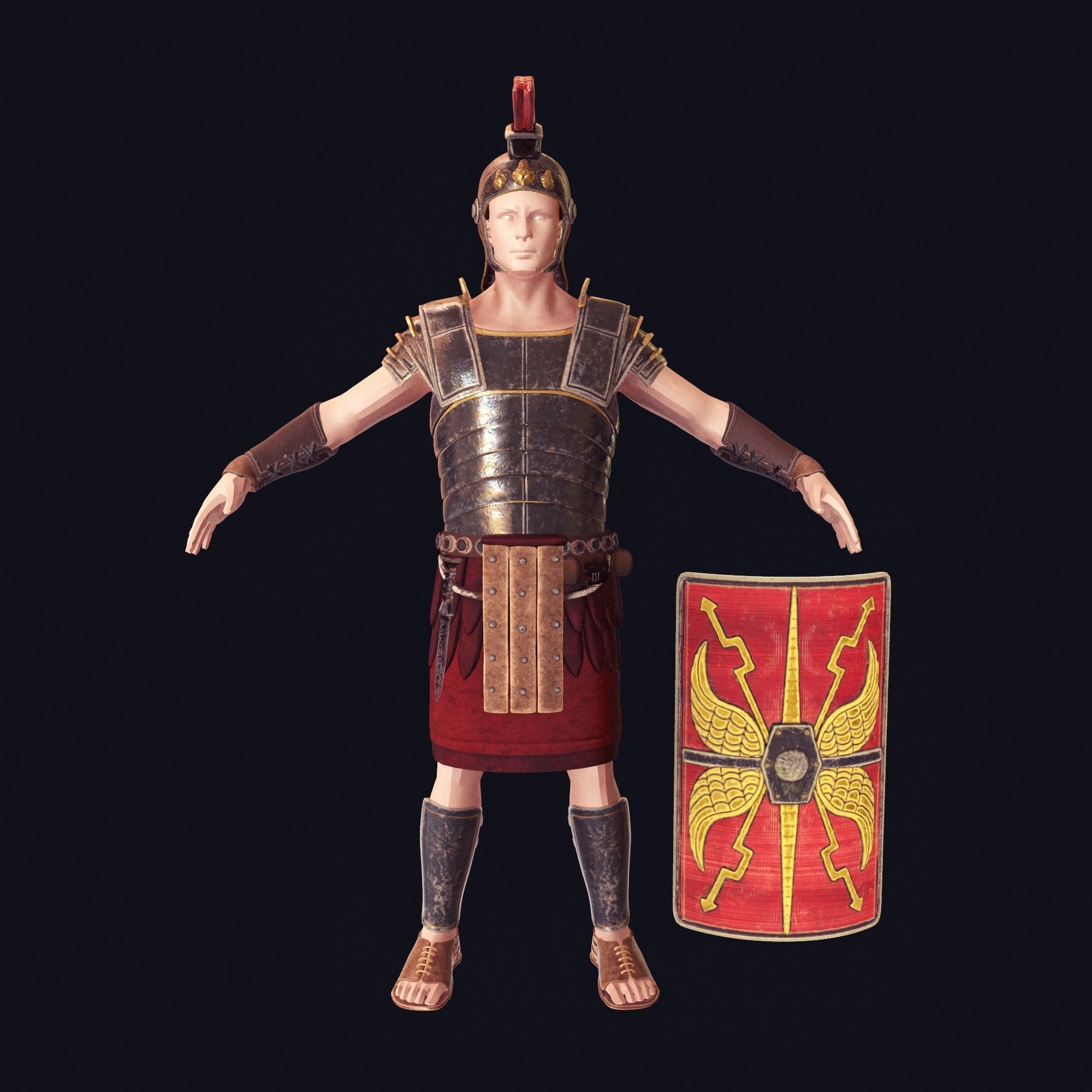 Roman Model 3D model | CGTrader
