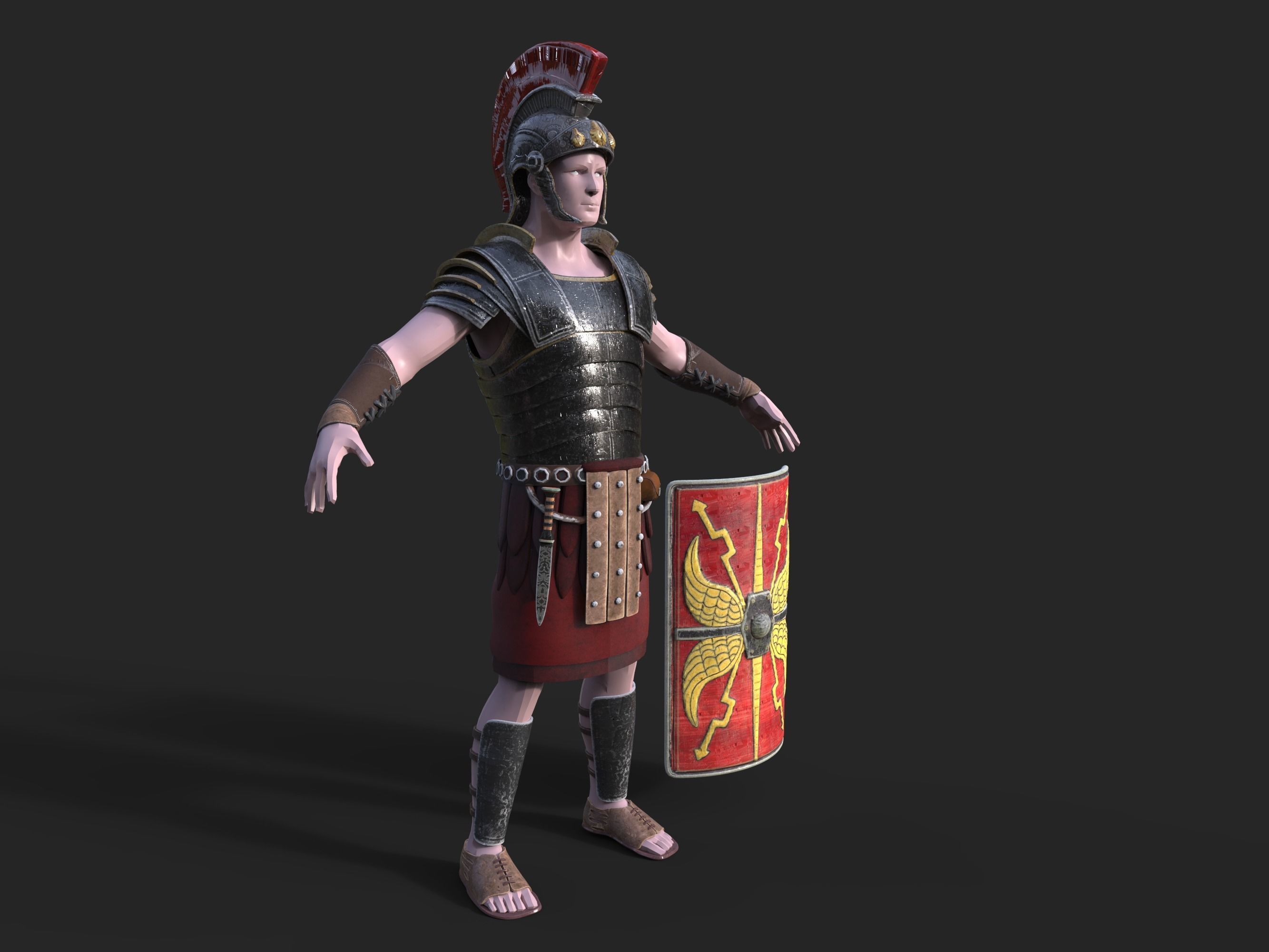 Roman Model 3D model | CGTrader