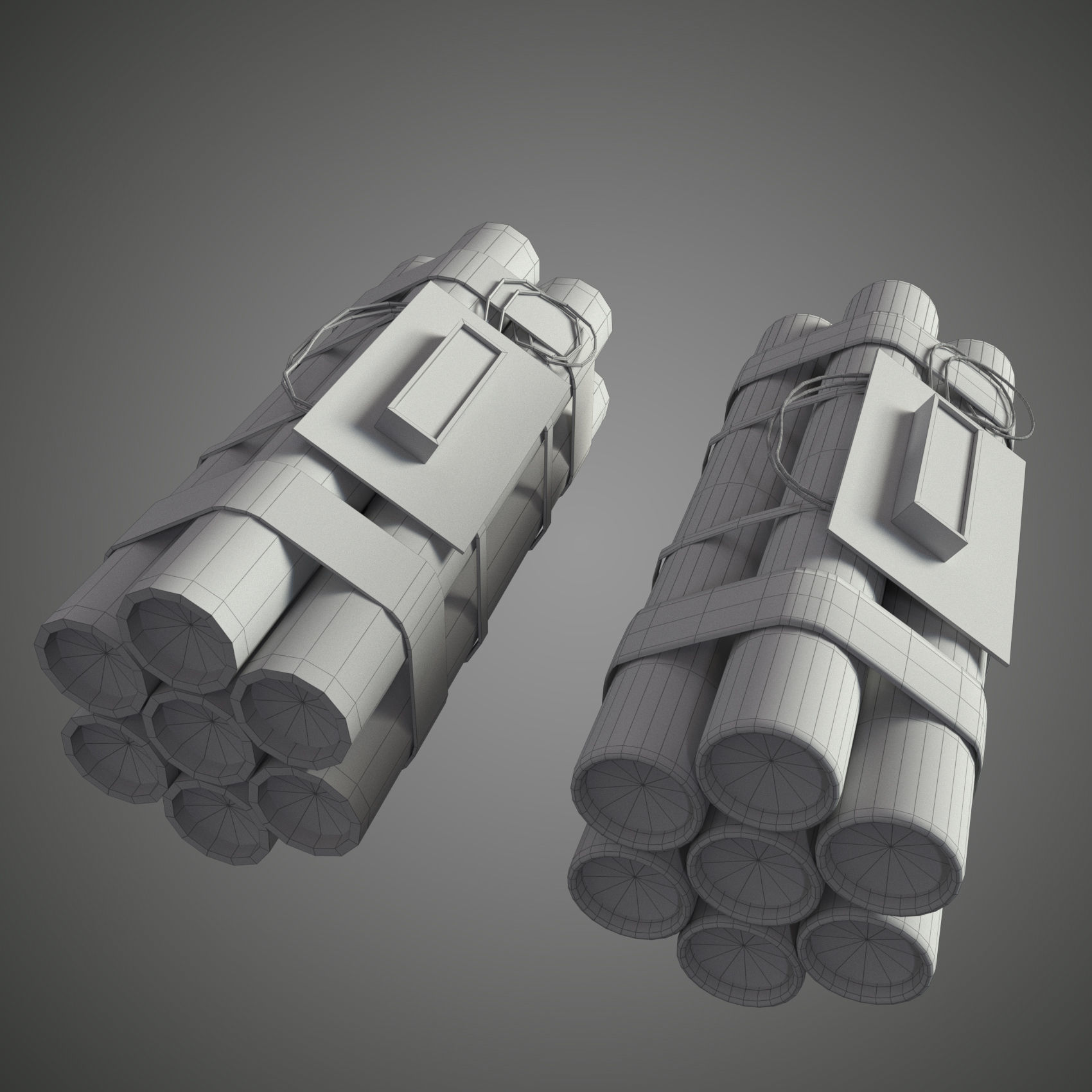 3D model dynamite VR / AR / low-poly | CGTrader