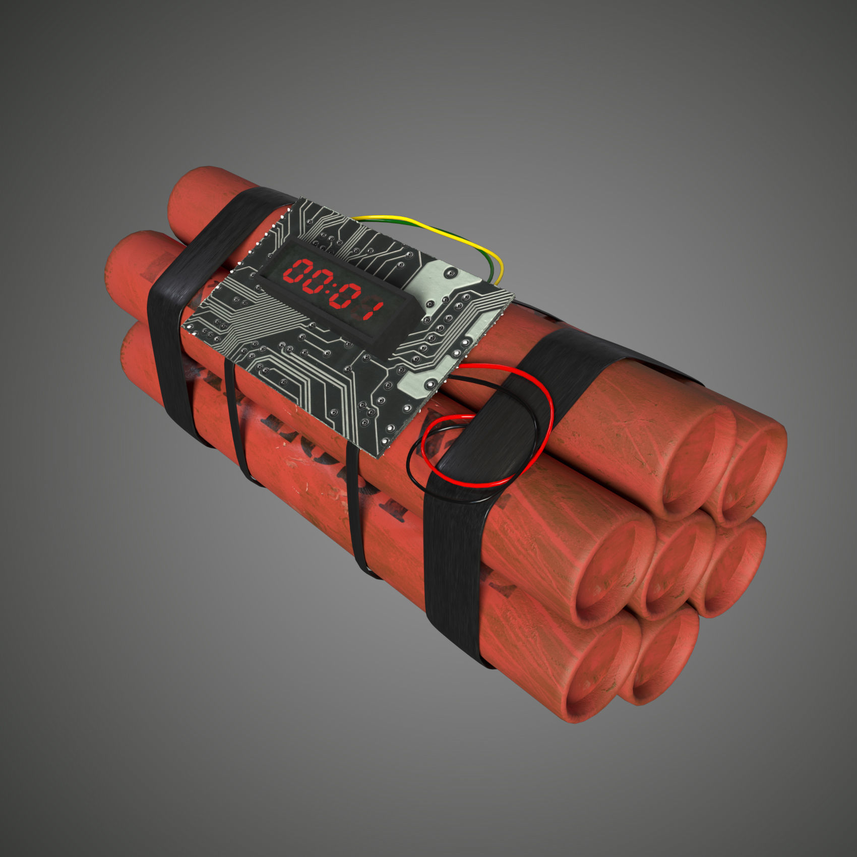 3D model dynamite VR / AR / low-poly | CGTrader
