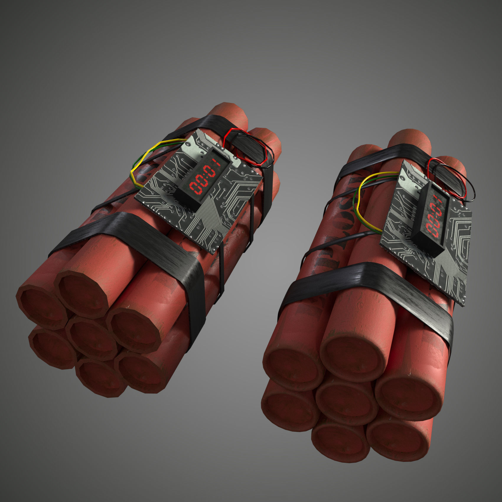 3D model dynamite VR / AR / low-poly | CGTrader