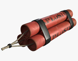 Low-poly Dynamite 3D Models | CGTrader