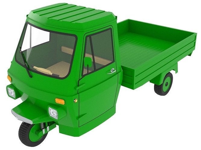 Three Wheel Pickup 3D model | CGTrader