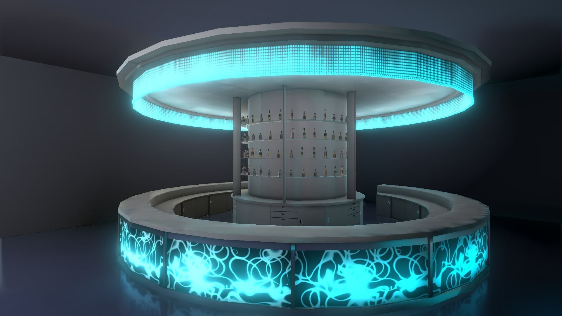 3D model Night Club props - Unity VR / AR / low-poly animated | CGTrader