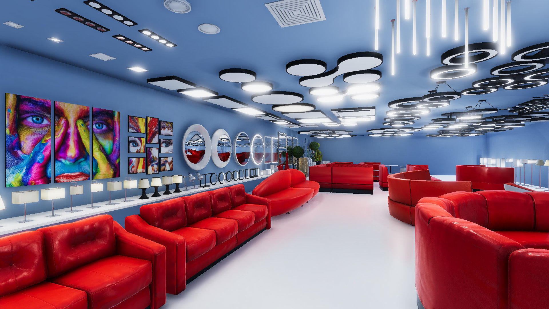 3D model Night Club props - Unity VR / AR / low-poly animated | CGTrader
