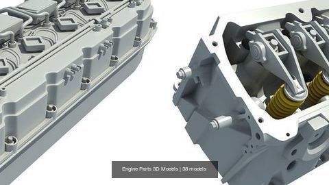 Engine Parts 3D Models 3D Model Collection | CGTrader