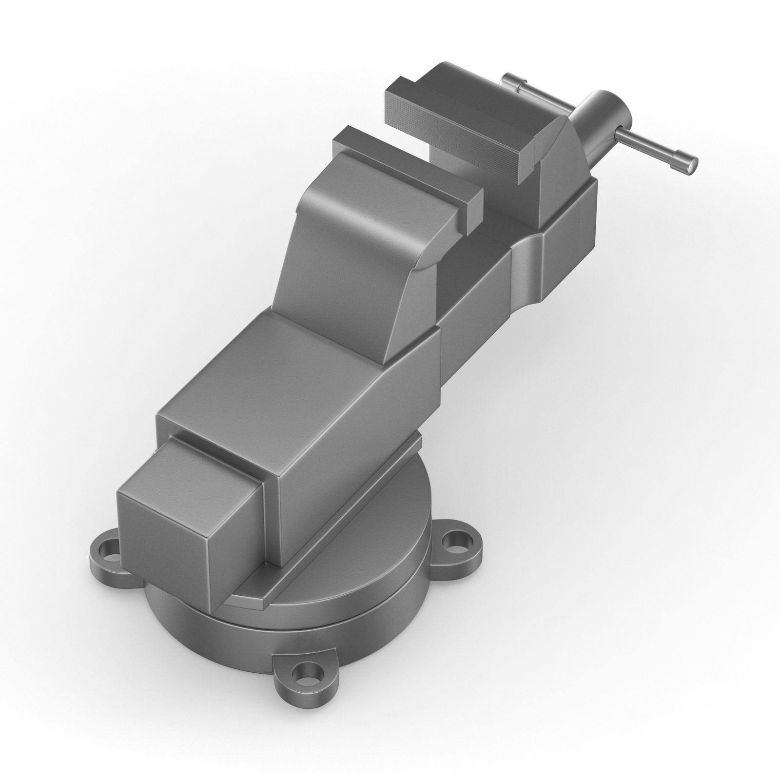 Vises metal vise 3D model | CGTrader