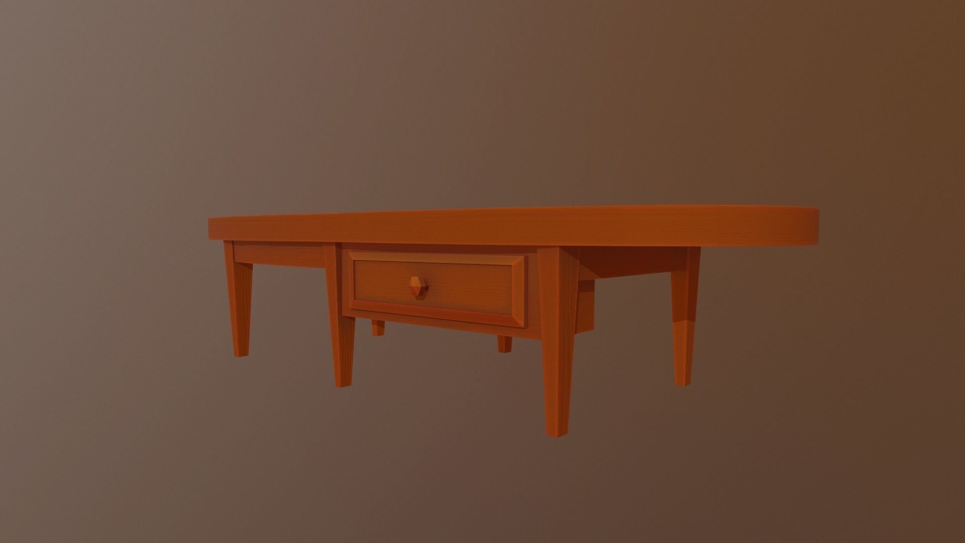 3D model Stylized Coffee Table VR / AR / low-poly | CGTrader