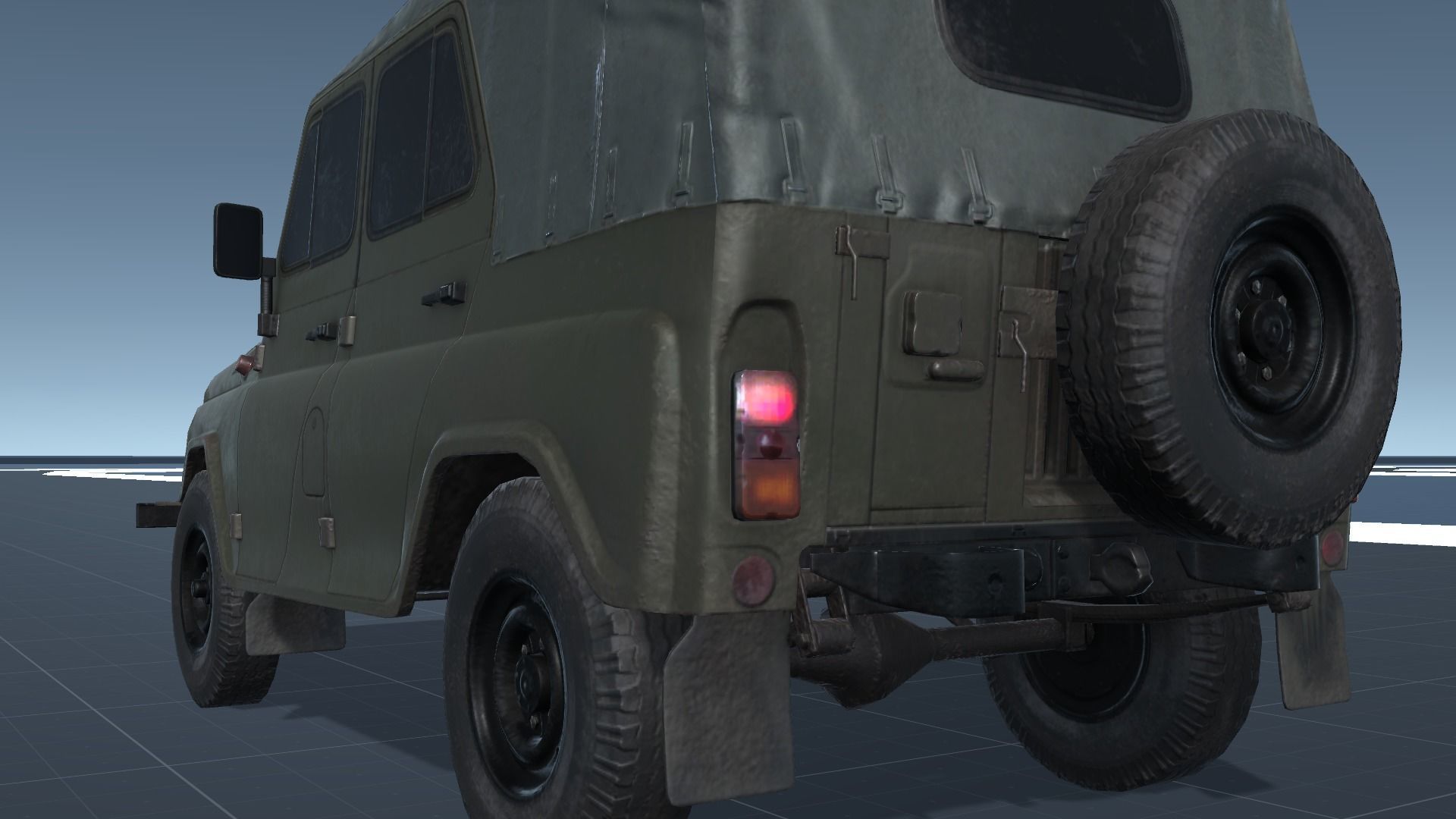 3D model UAZ Hunter military vehicle VR / AR / low-poly | CGTrader