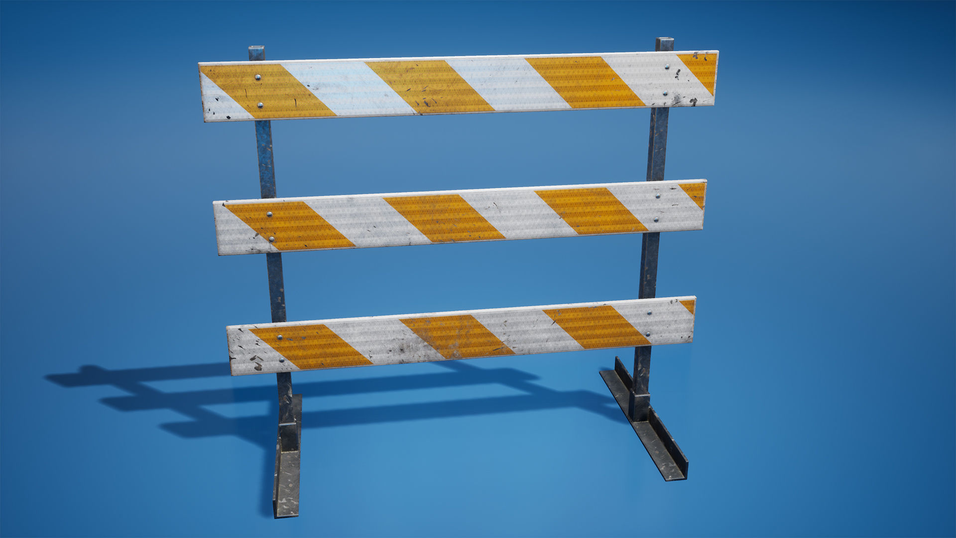 3D model Traffic barriers VR / AR / low-poly | CGTrader