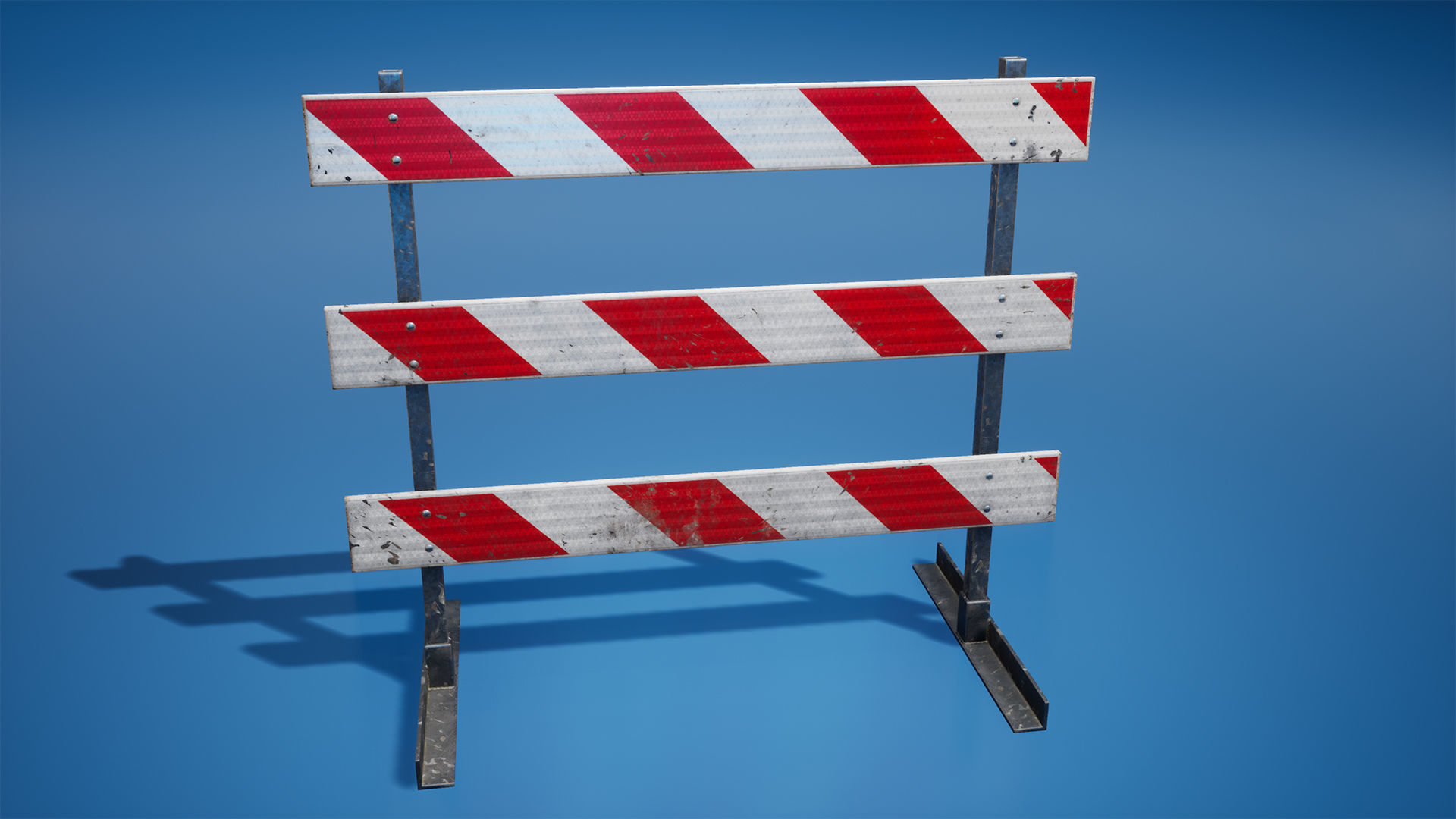 3D model Traffic barriers VR / AR / low-poly | CGTrader