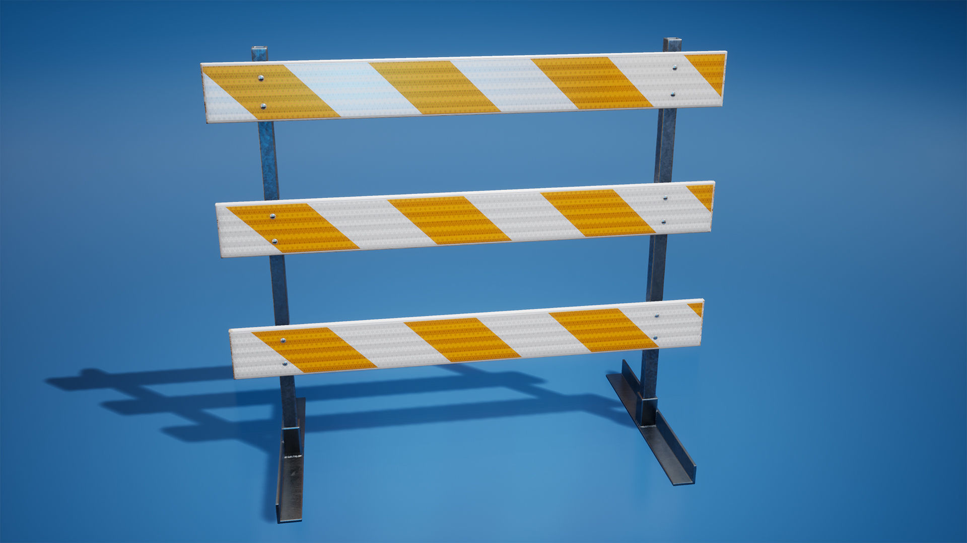 3D model Traffic barriers VR / AR / low-poly | CGTrader