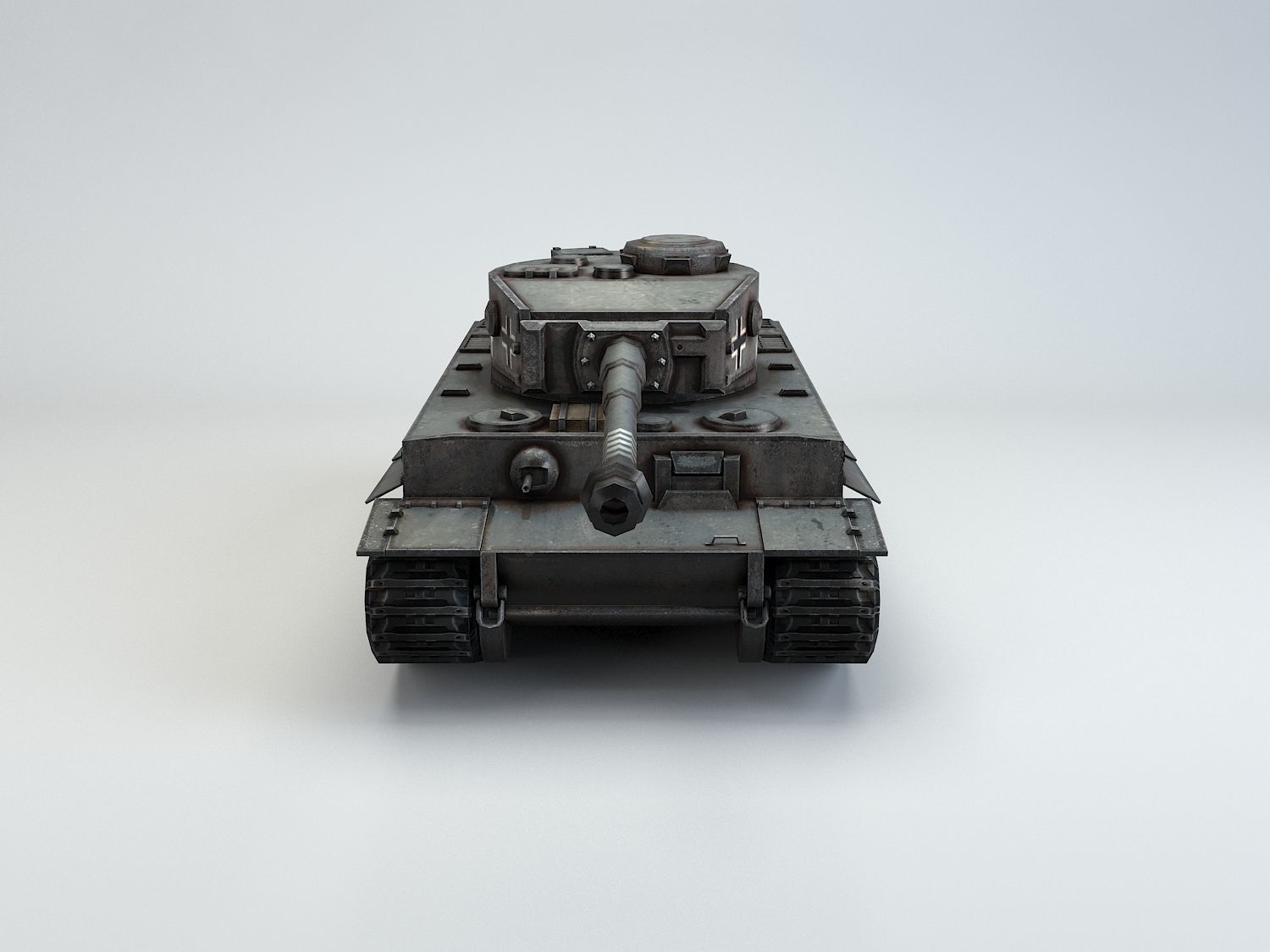 3D model Low Poly Tiger Ausf E heavy tank VR / AR / low-poly | CGTrader