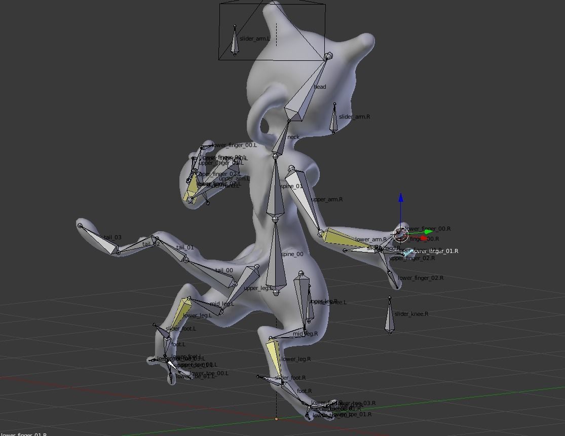 Glowing Mewtwo free VR / AR / low-poly 3D model rigged | CGTrader