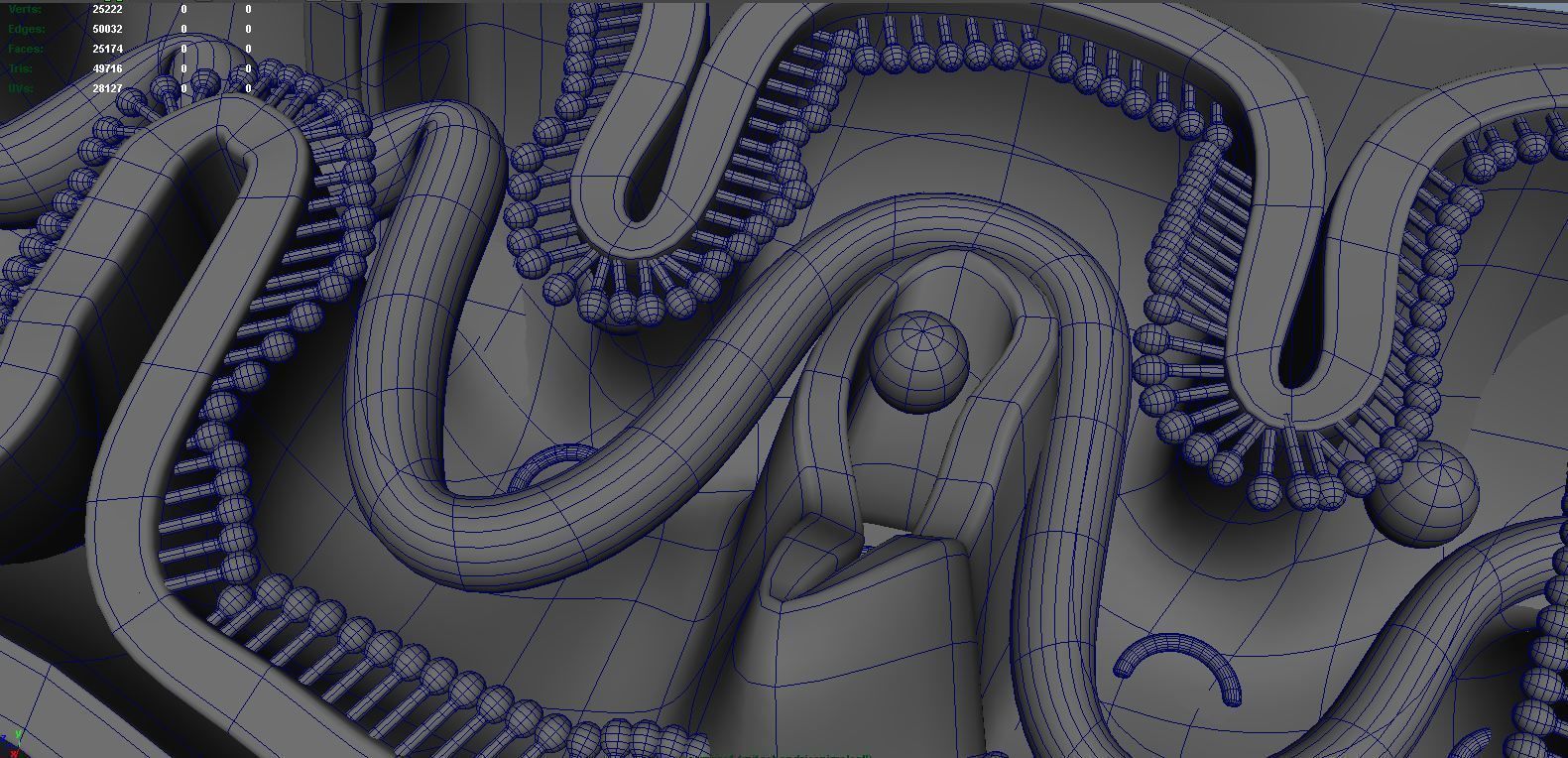 mitochondria cell 3D model | CGTrader