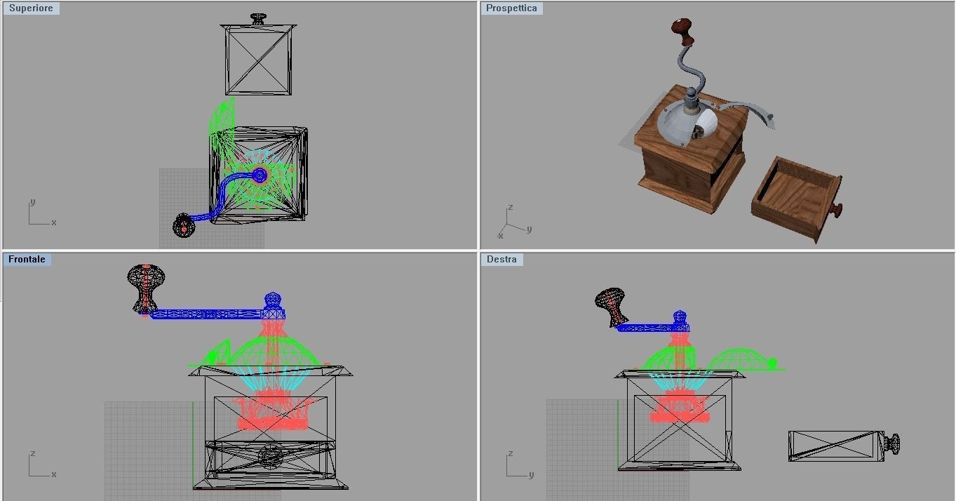 Coffee Grinders free 3D model | CGTrader