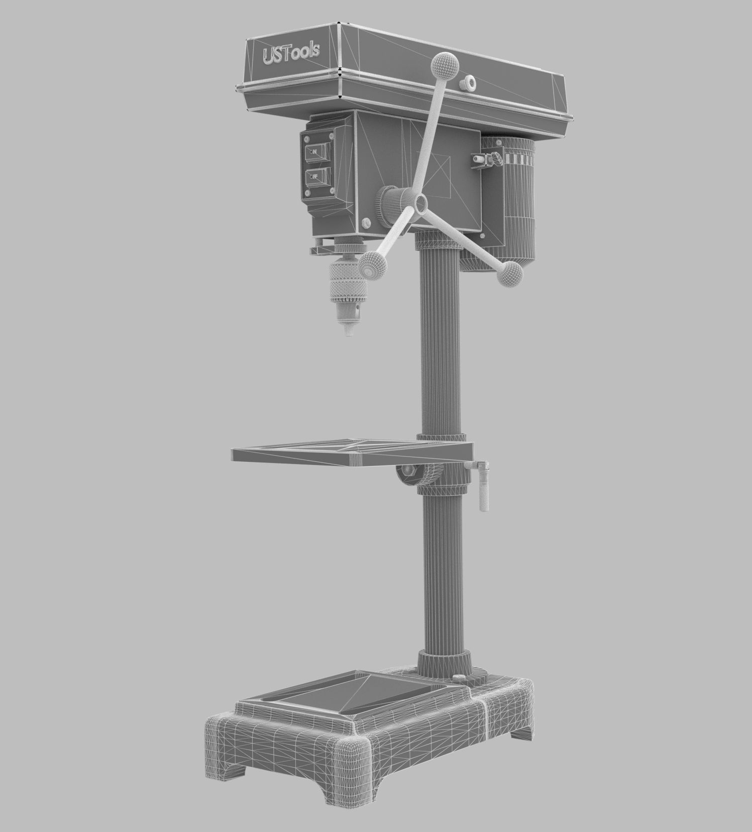 Drill Press 3D model | CGTrader