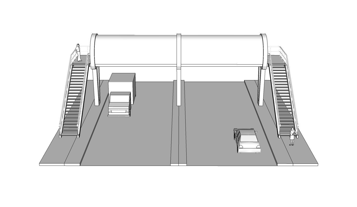 Footbridge 3D model | CGTrader