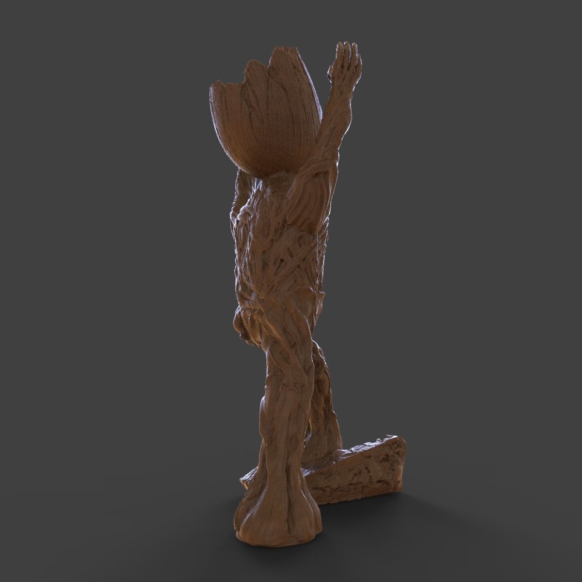 BABY GROOT CELEBRATING free 3D model 3D printable | CGTrader