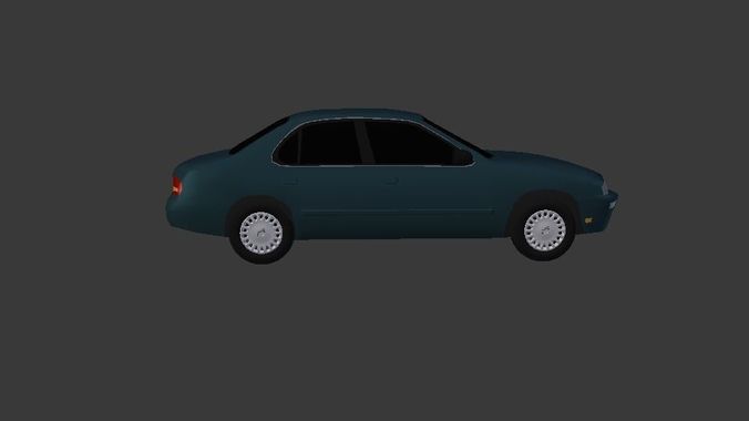 3D model 1995 Nissan Altima VR / AR / low-poly | CGTrader