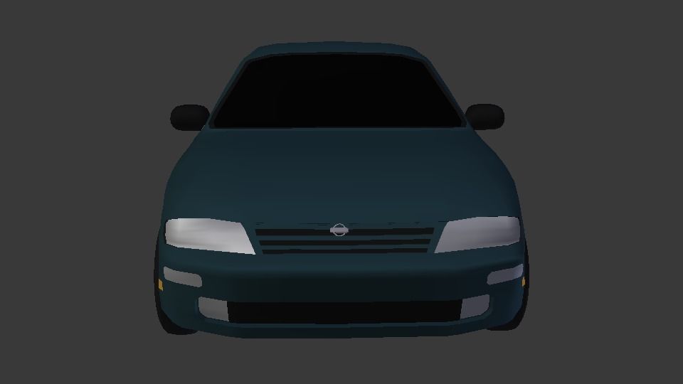 3D model 1995 Nissan Altima VR / AR / low-poly | CGTrader