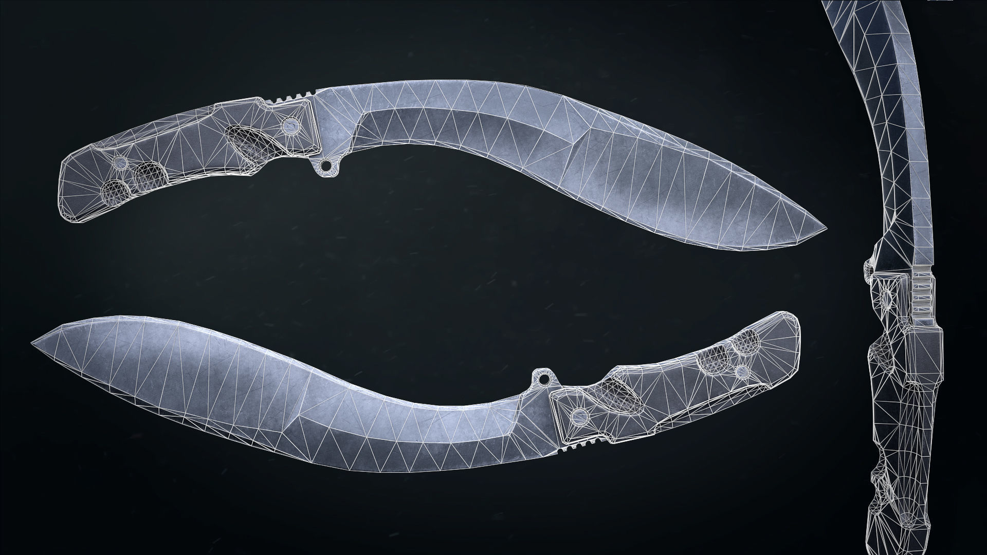 3D model Tactical melee wepon collection VR / AR / low-poly | CGTrader