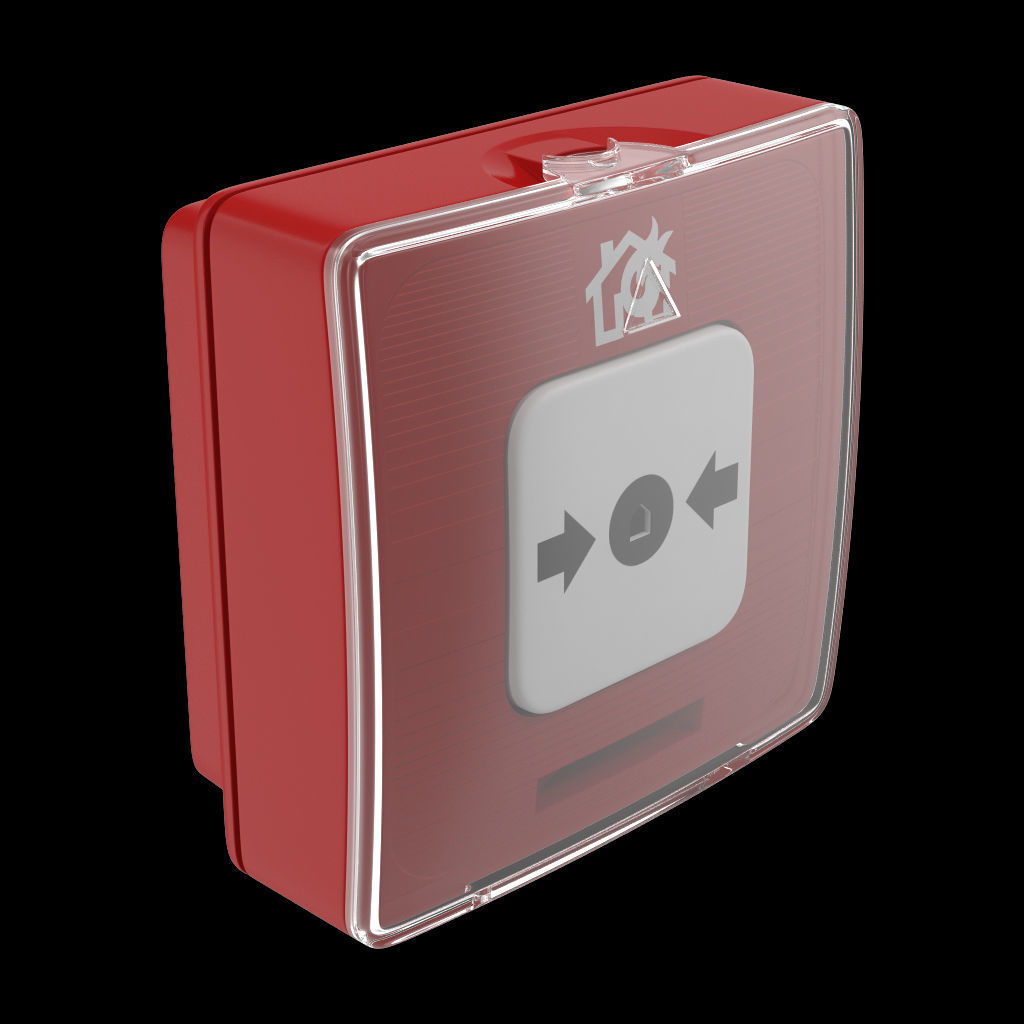 Fire alarm Set 3D model | CGTrader