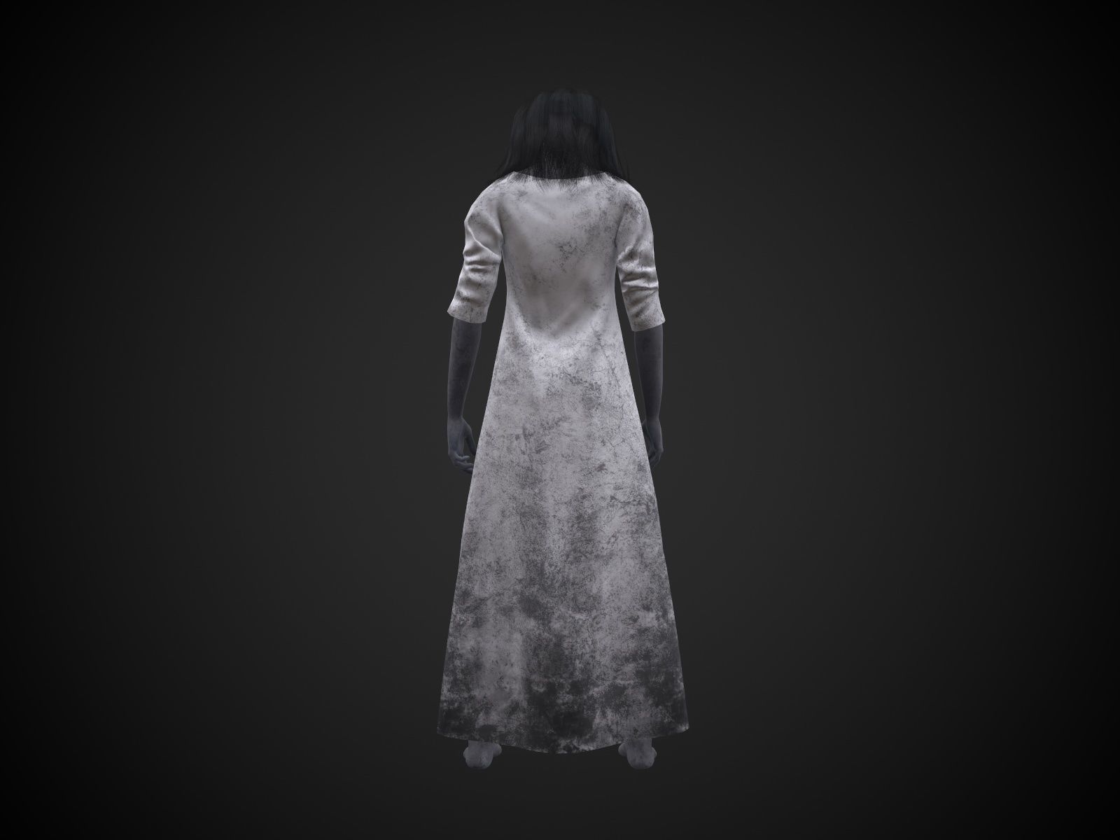 3D model Horror Girl VR / AR / low-poly | CGTrader