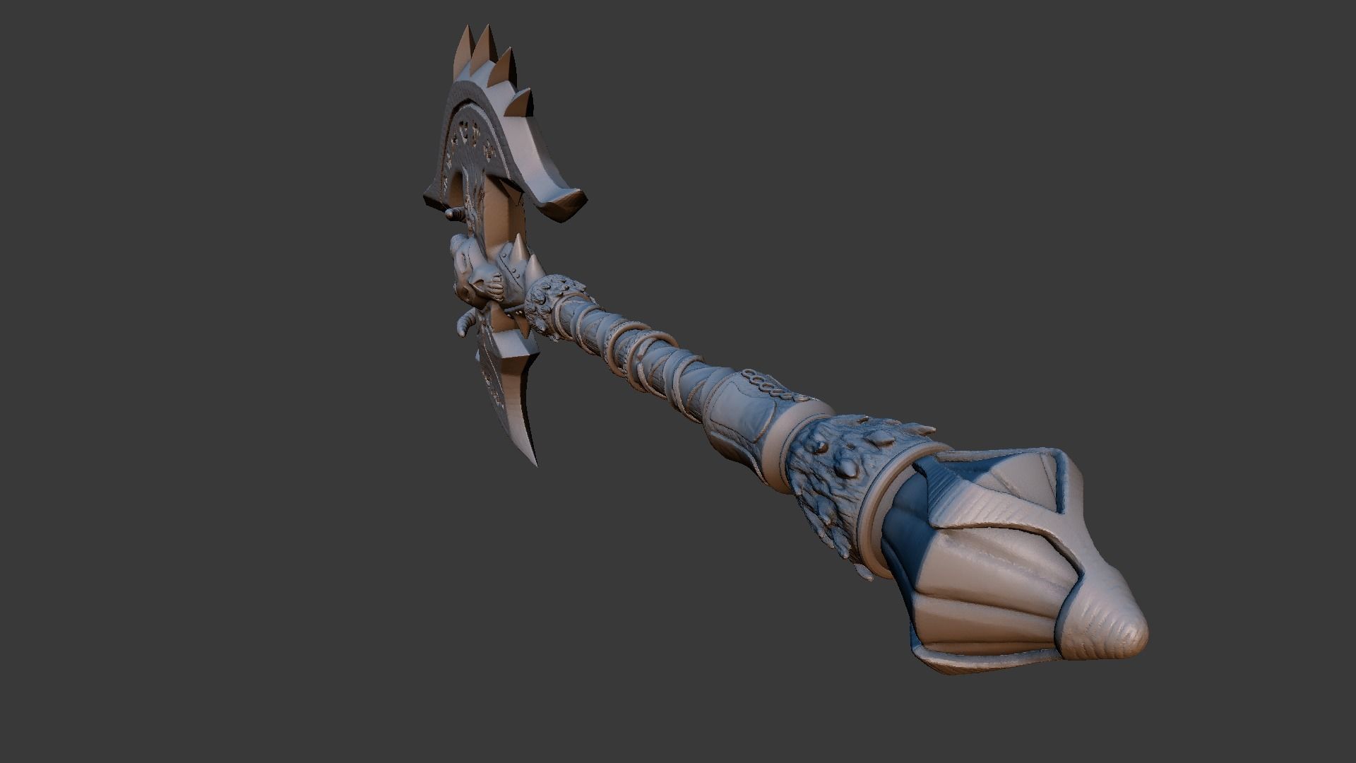 3D model Shadowmourne Axe VR / AR / low-poly | CGTrader