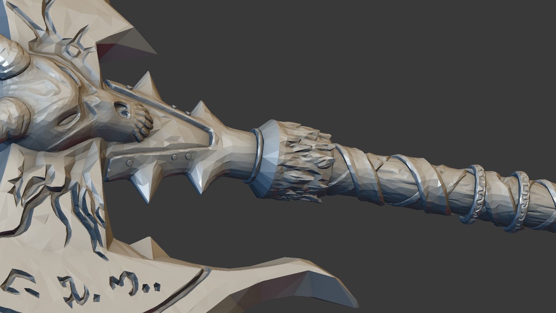 3D model Shadowmourne Axe VR / AR / low-poly | CGTrader