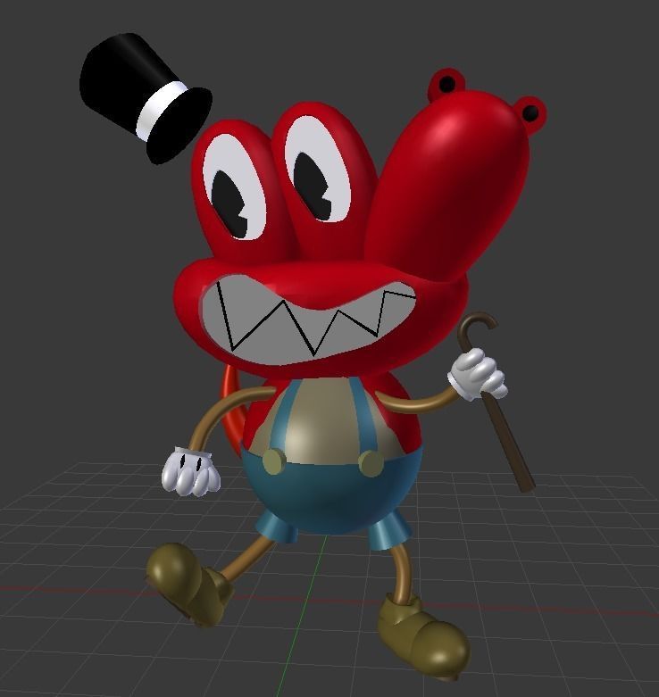 Club Mascot 3D model | CGTrader