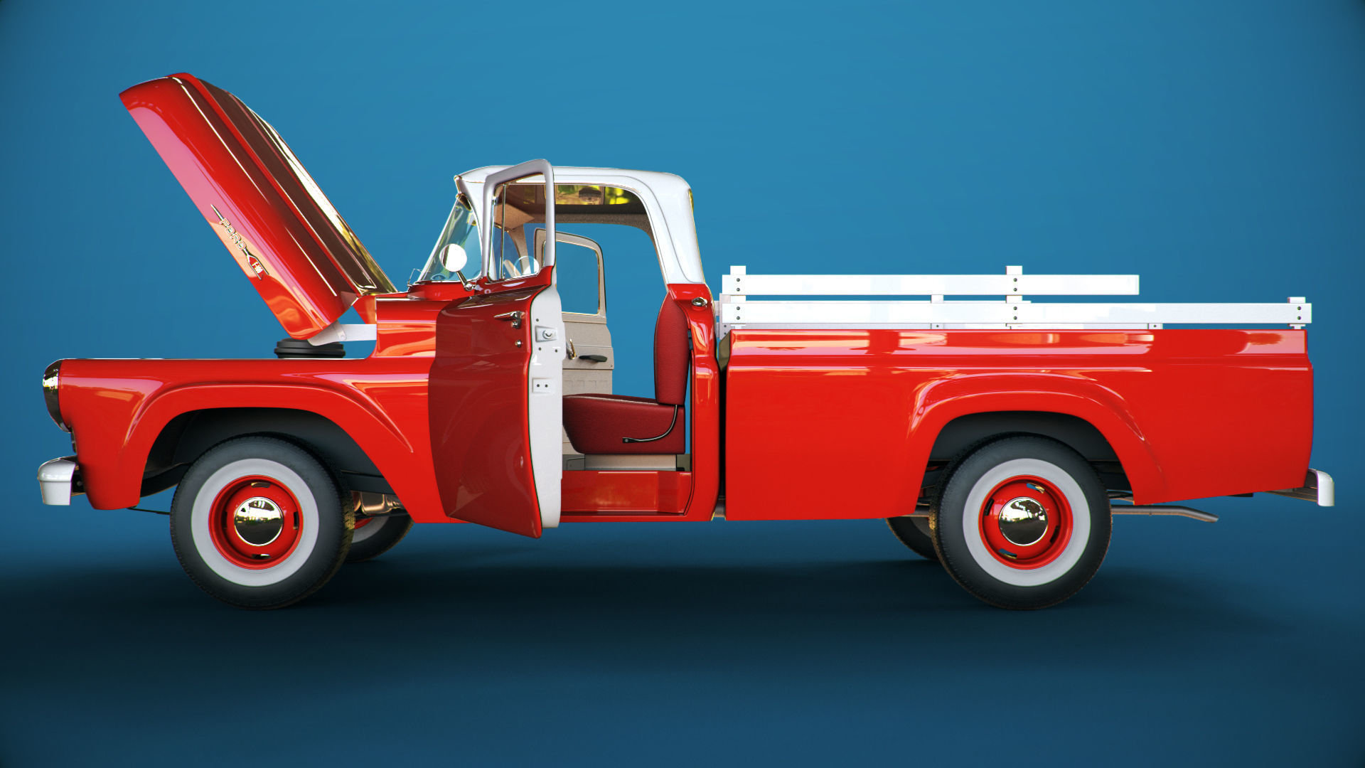 Ford F100 3D model | CGTrader