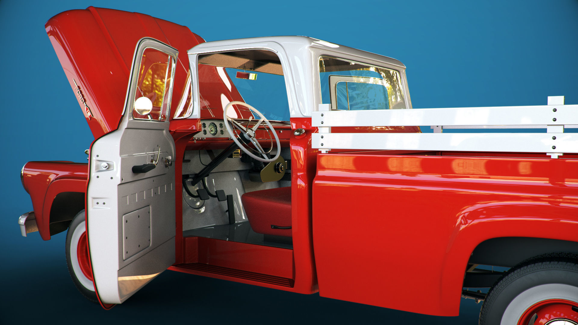 Ford F100 3D model | CGTrader