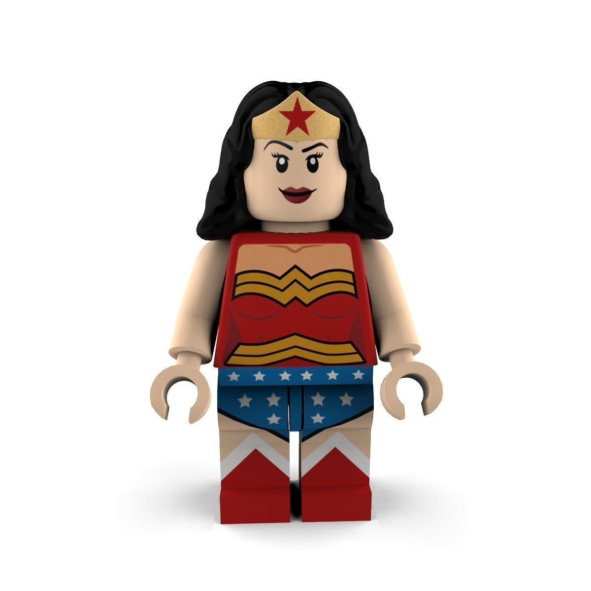 Movie Characters Brick Minifigures - DC Comics 3D Model Collection ...