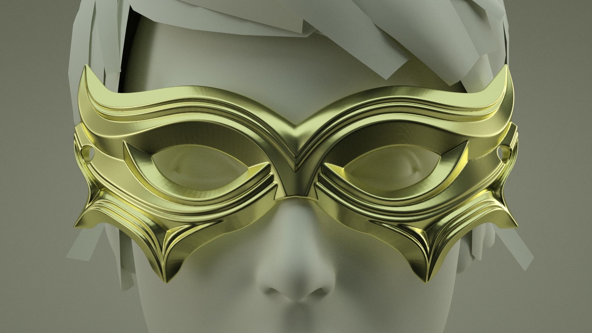 Carnival Mask 02 3D model 3D printable | CGTrader