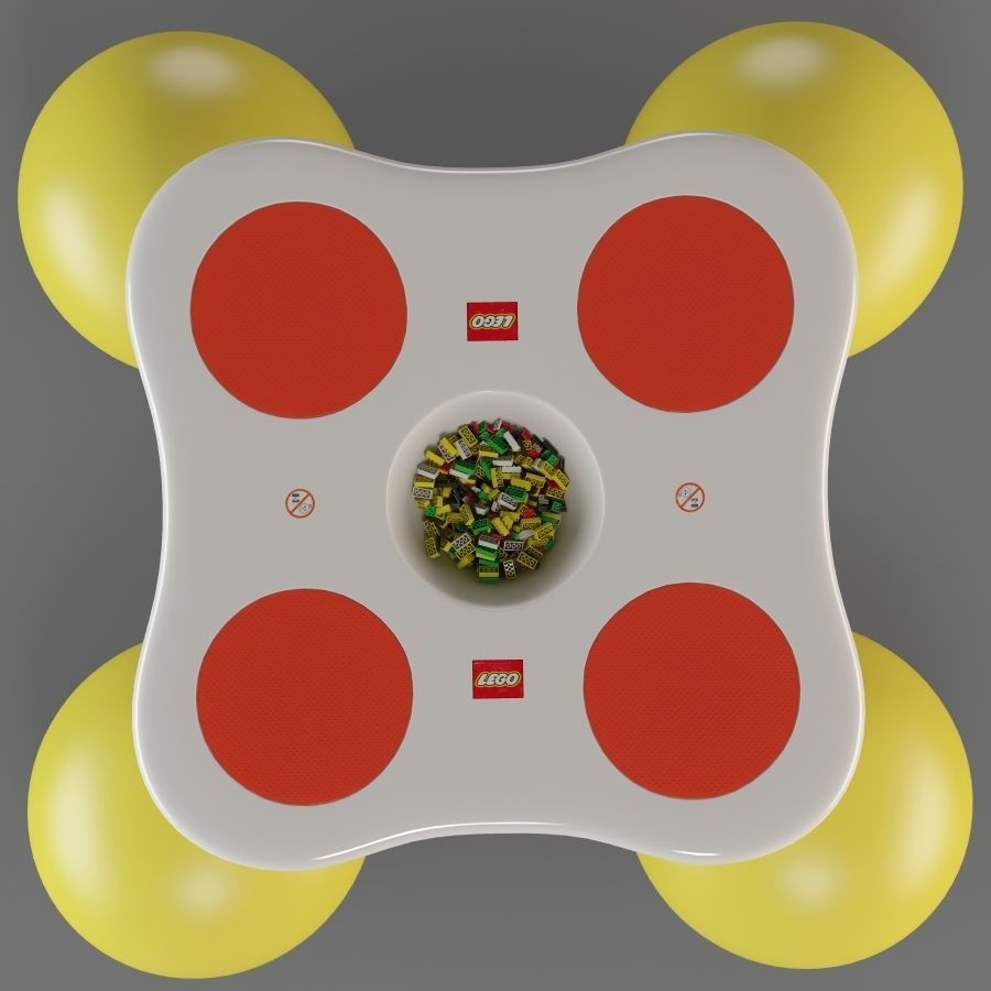 Lego Table 3D model | CGTrader