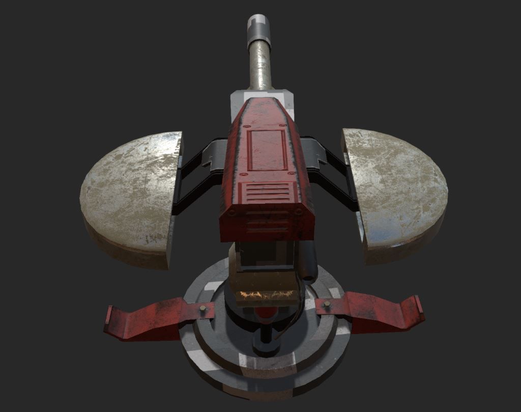 turret free 3D model | CGTrader