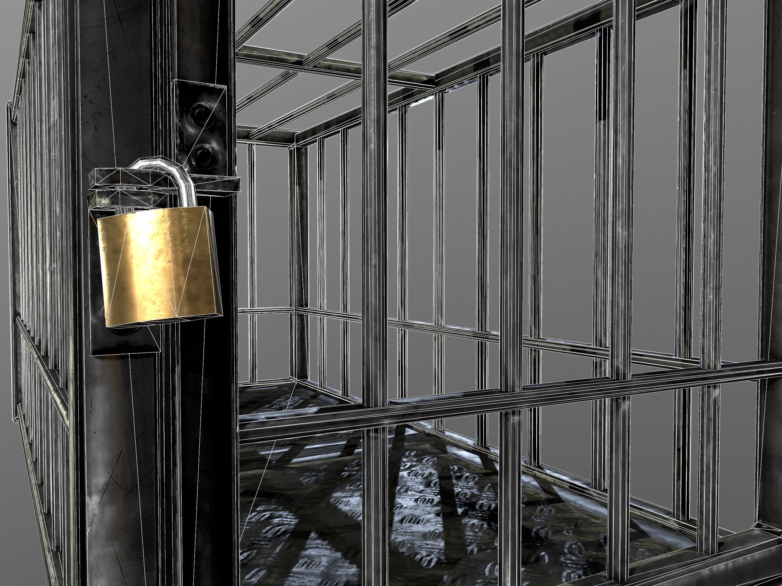 3D model Animal Cage VR / AR / low-poly | CGTrader